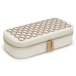 WOLF | Storage & Organization | Wolf Chloe Leather Zip Jewelry Case ...